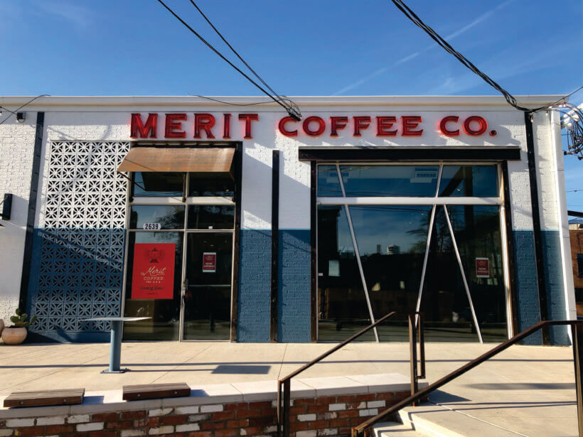 Merit Coffee Co. in Dallas - Giant Sign Company