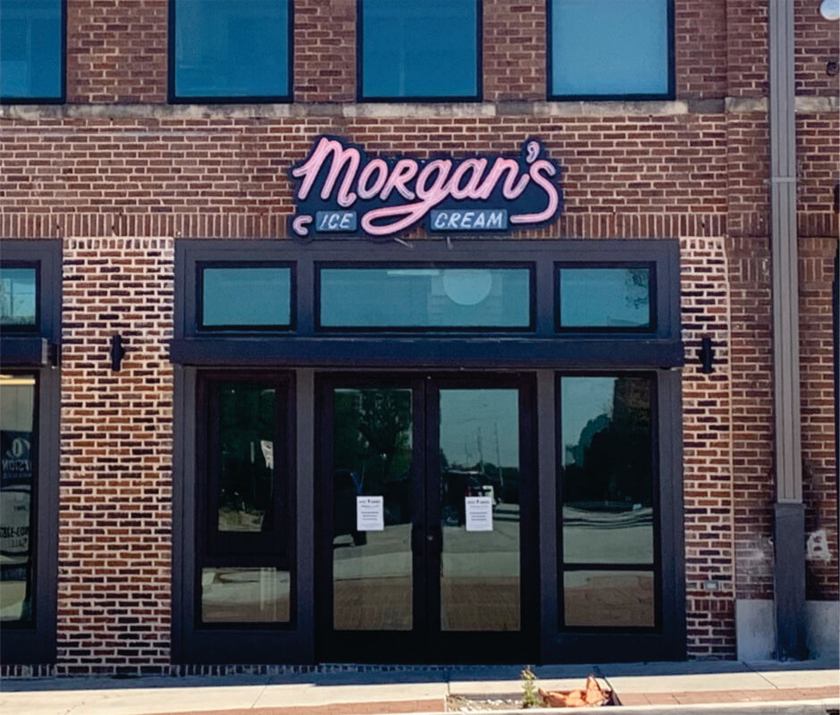 Morgan's Ice Cream in Fort Worth - Giant Sign Company