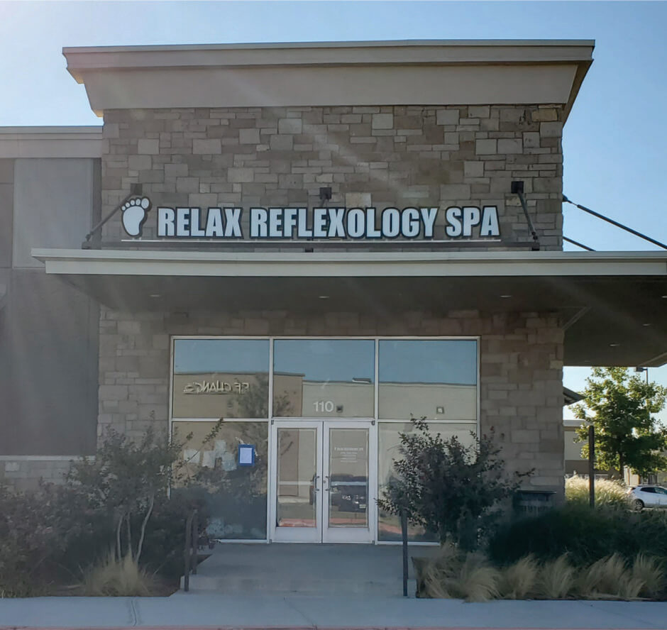 Relax Reflexology in Lubbock - Giant Sign Company