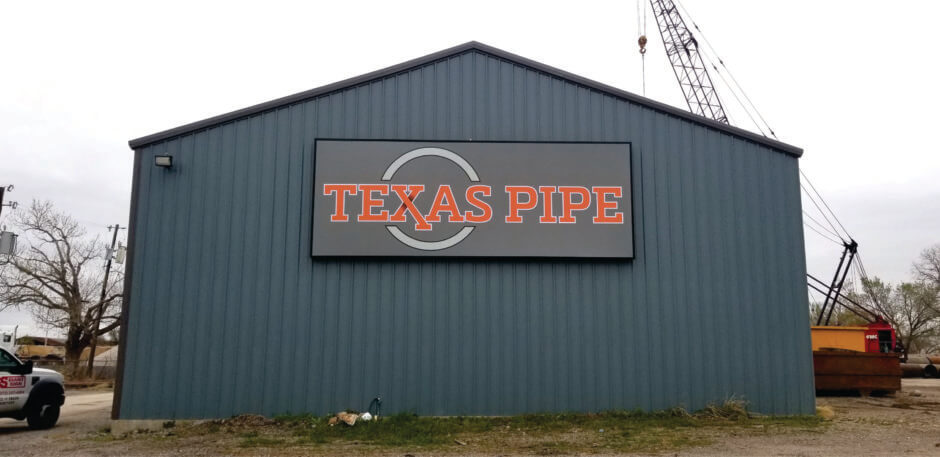 Texas Pipe in Dallas - Giant Sign Company