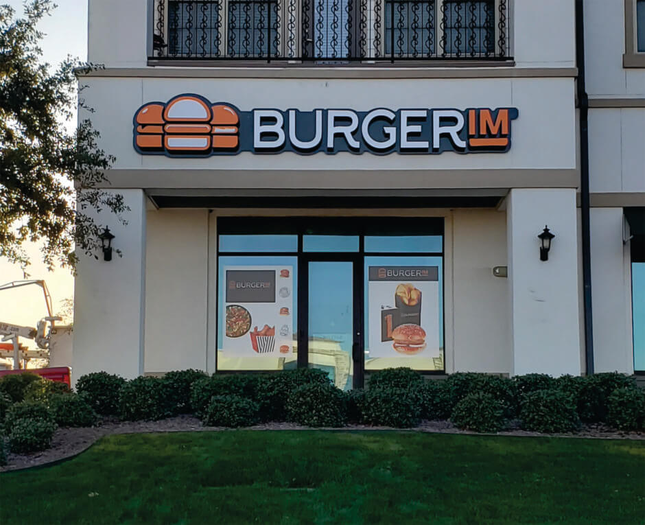 BURGER IM in Flower Mound - Giant Sign Company