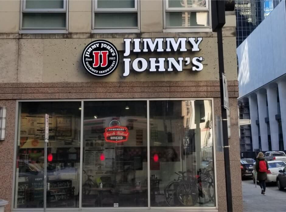 Jimmy Johns in Dallas - Giant Sign Company