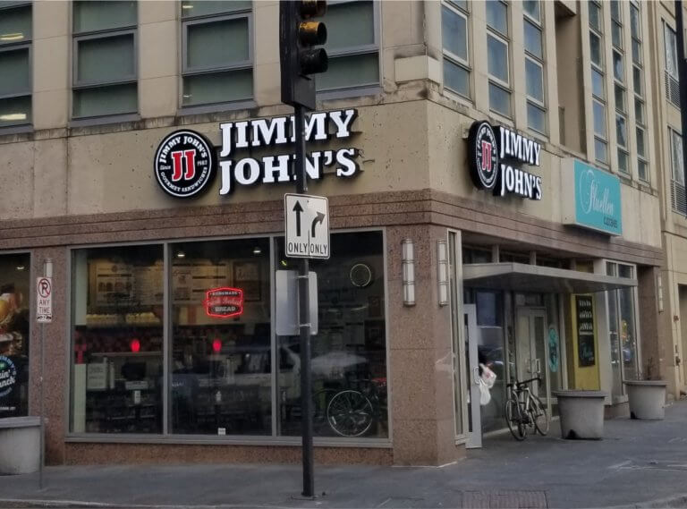 Jimmy John's in Dallas - Giant Sign Company