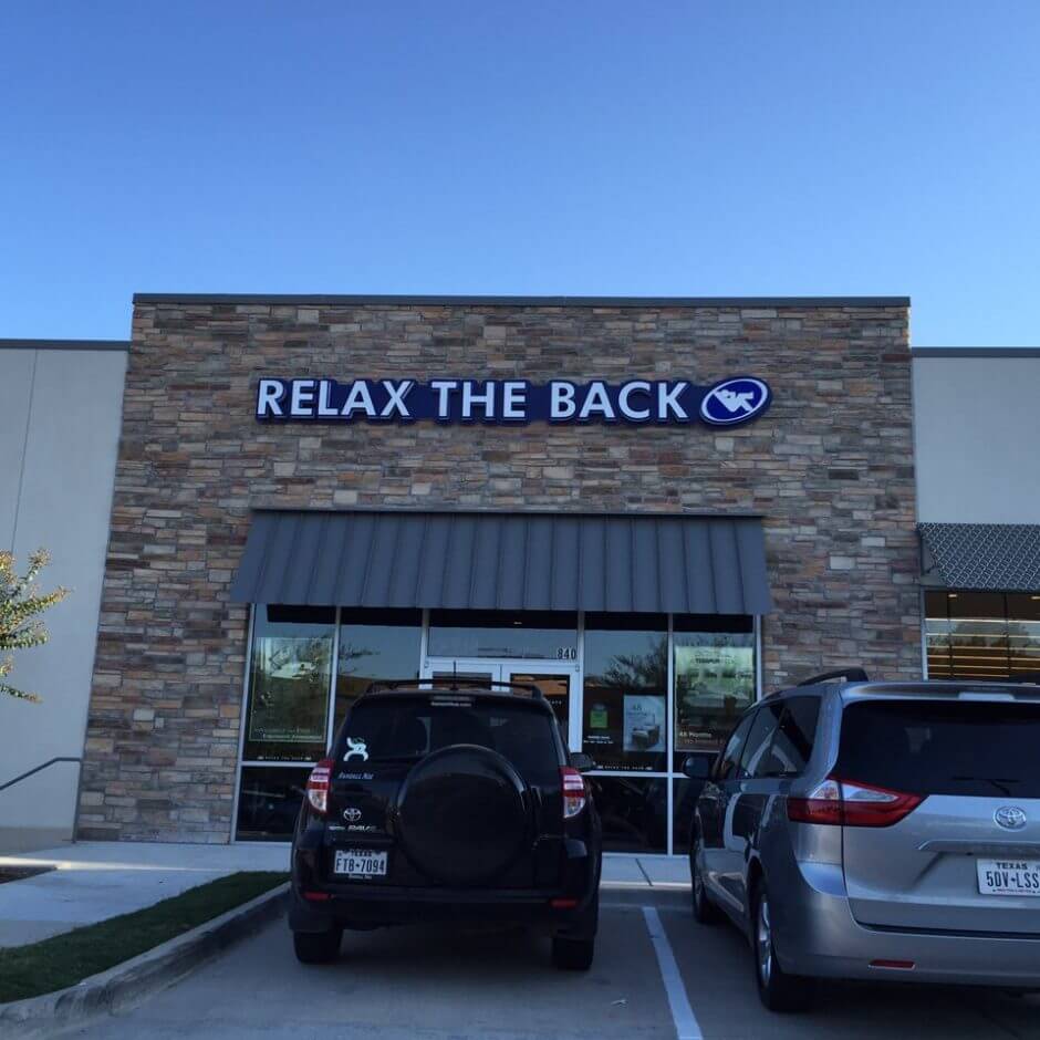 Relax the back in Addison - Giant Sign Company