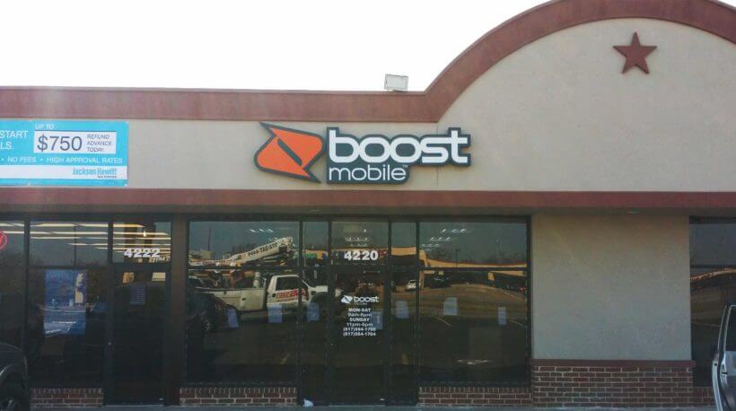 Boost Mobile in Fort Worth - Giant Sign Company