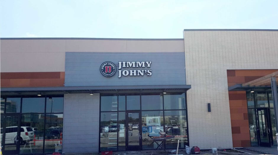 Jimmy John's in Richardson - Giant Sign Company
