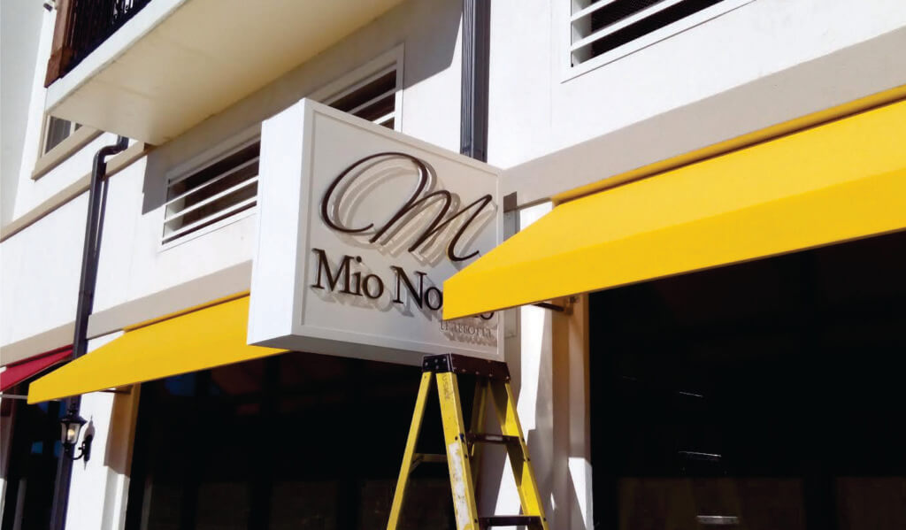 Mio Nonno Trattoria in Flower Mound (Updated) - Giant Sign Company