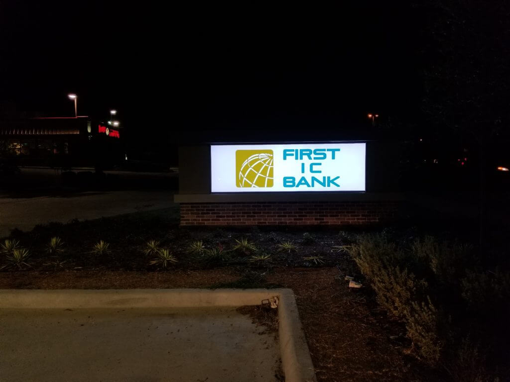 First Intercontinental Bank in Carrollton - Giant Sign Company