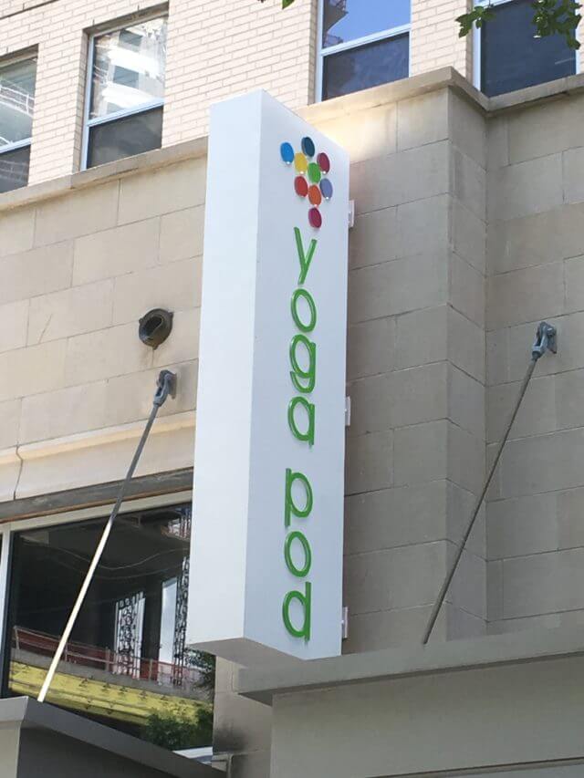 Yoga Pod in Dallas - Giant Sign Company