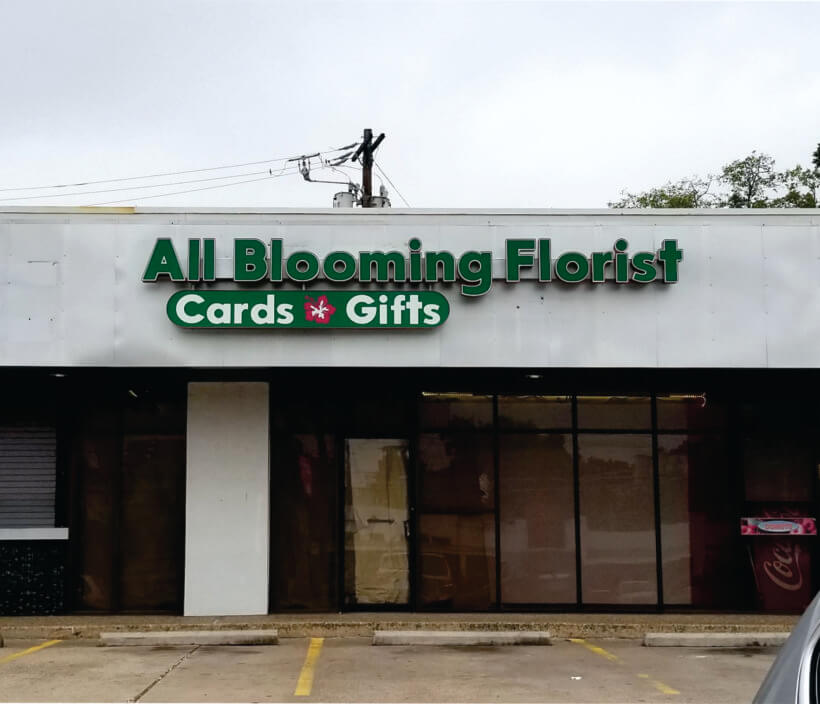 All Blooming Florist in Dallas - Giant Sign Company