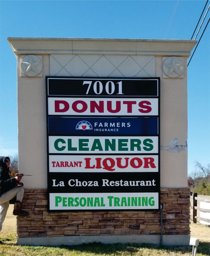 illuminated channel letters on raceway Archives - Giant Sign Company