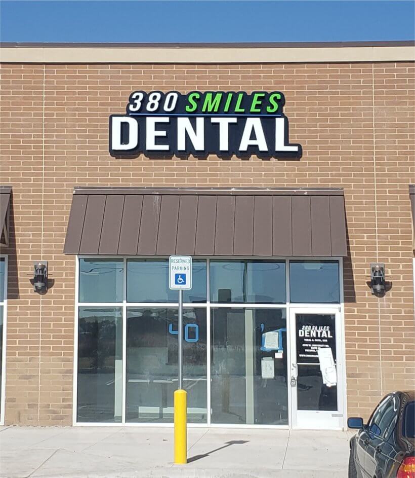 Individual channel letters on aluminum backplate with wireway Archives ...